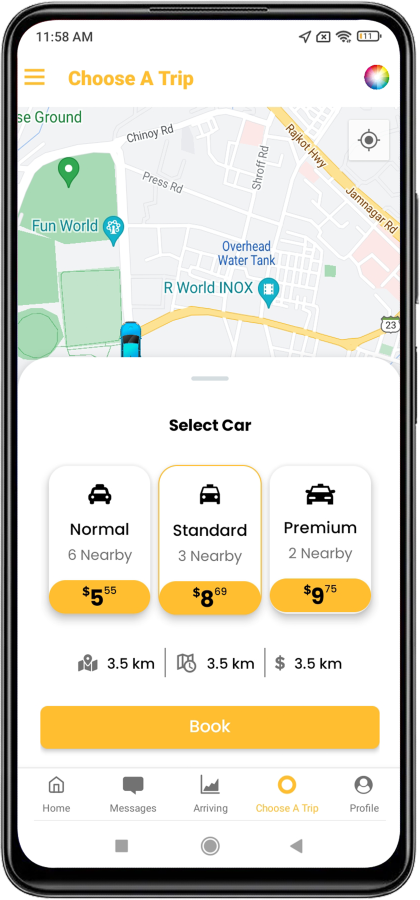 Cab - Taxi Booking | Cab Booking App | React Native iOS/Android App Template by vg_infotec
